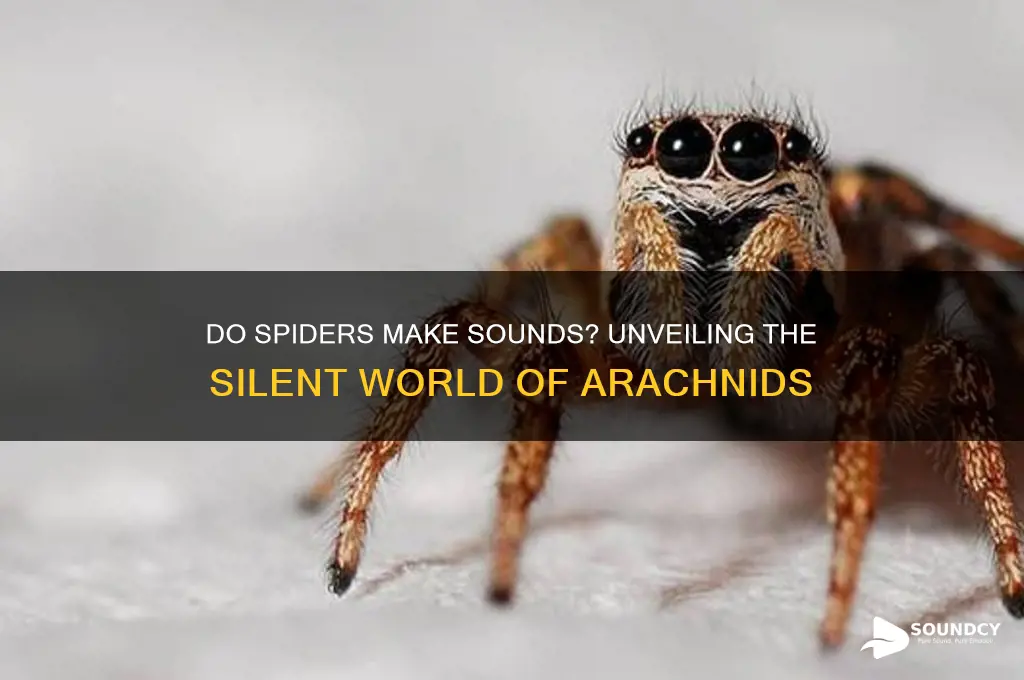 Do Spiders Make Sounds? Unveiling The Silent World Of Arachnids | SoundCy
