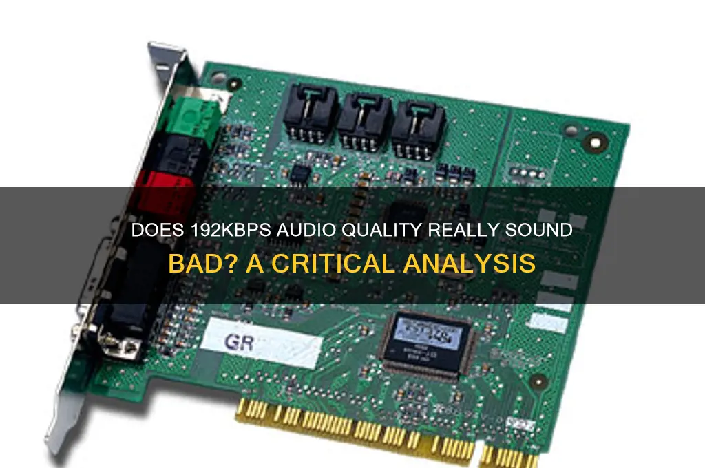 Does 192Kbps Audio Quality Really Sound Bad? A Critical Analysis | SoundCy