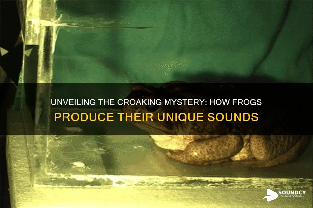Unveiling The Croaking Mystery: How Frogs Produce Their Unique Sounds ...