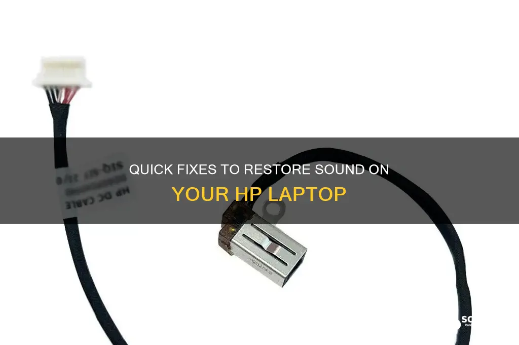 Quick Fixes To Restore Sound On Your Hp Laptop | SoundCy