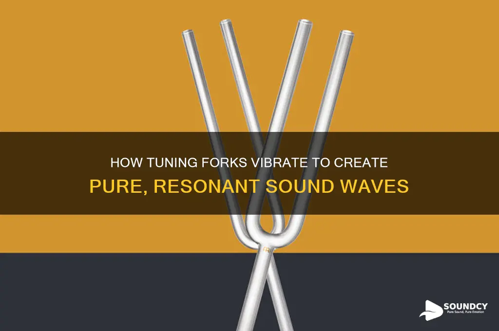 How Tuning Forks Vibrate To Create Pure, Resonant Sound Waves | SoundCy