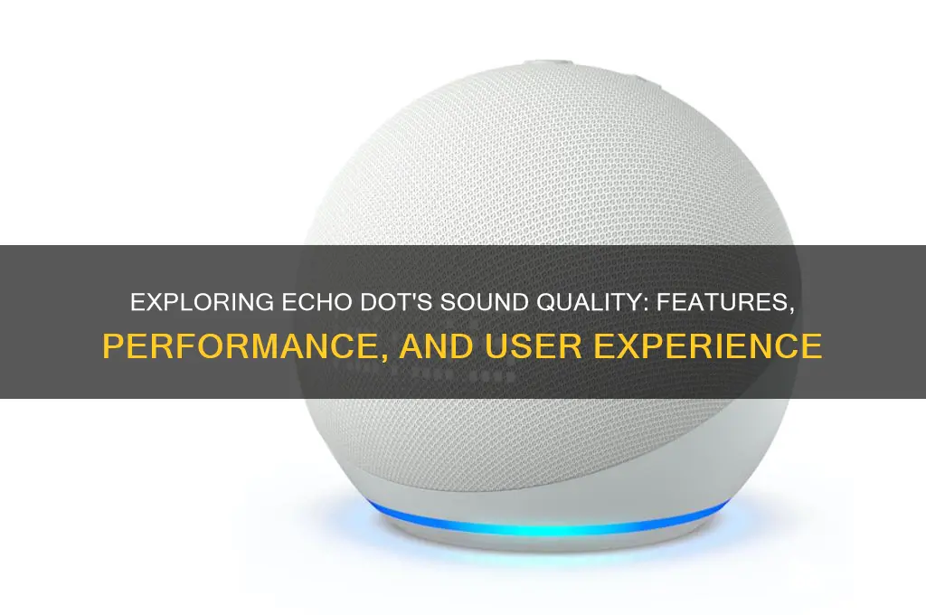 Exploring Echo Dot's Sound Quality: Features, Performance, And User ...