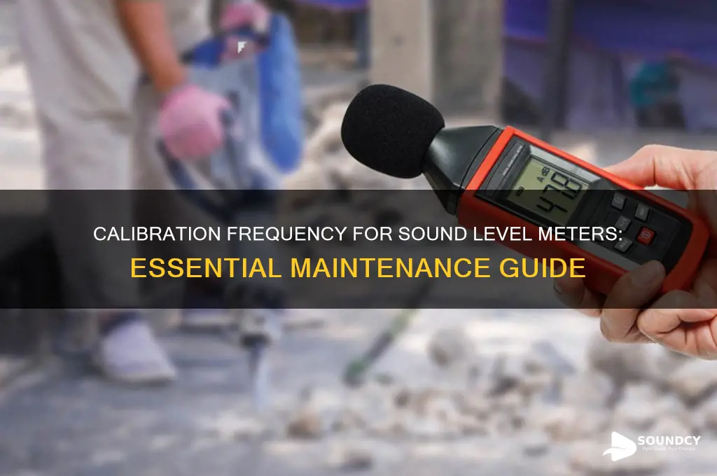 Calibration Frequency For Sound Level Meters: Essential Maintenance ...