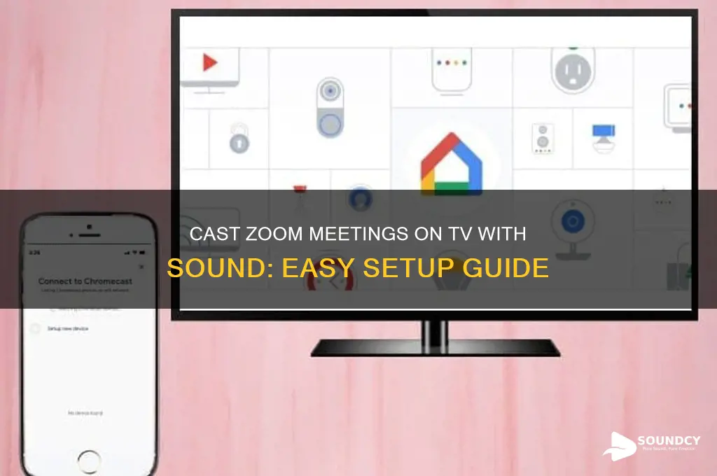 Cast Zoom Meetings On Tv With Sound: Easy Setup Guide | SoundCy