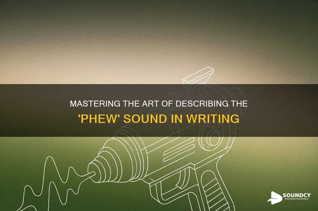 Mastering The Art Of Describing The 'Phew' Sound In Writing | SoundCy