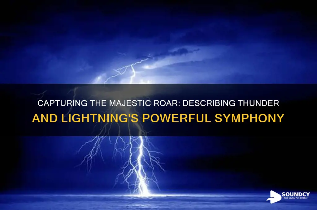 Capturing The Majestic Roar: Describing Thunder And Lightning's ...