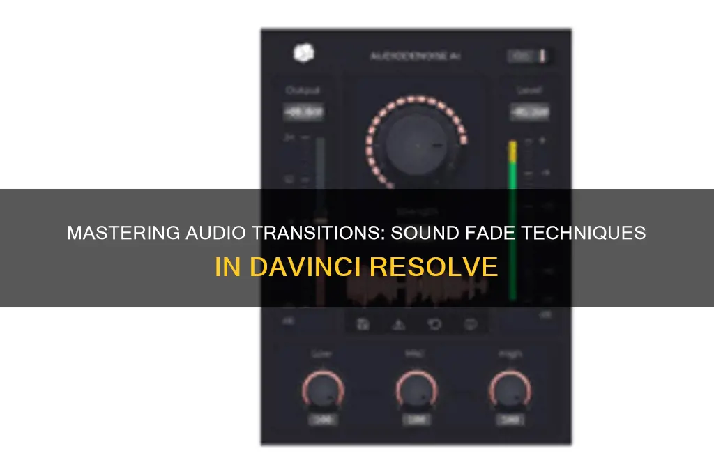 Mastering Audio Transitions: Sound Fade Techniques In Davinci Resolve ...