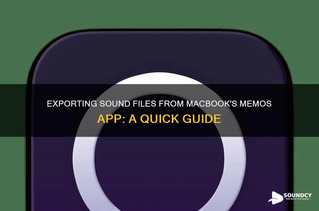 Exporting Sound Files From Macbook's Memos App: A Quick Guide | SoundCy