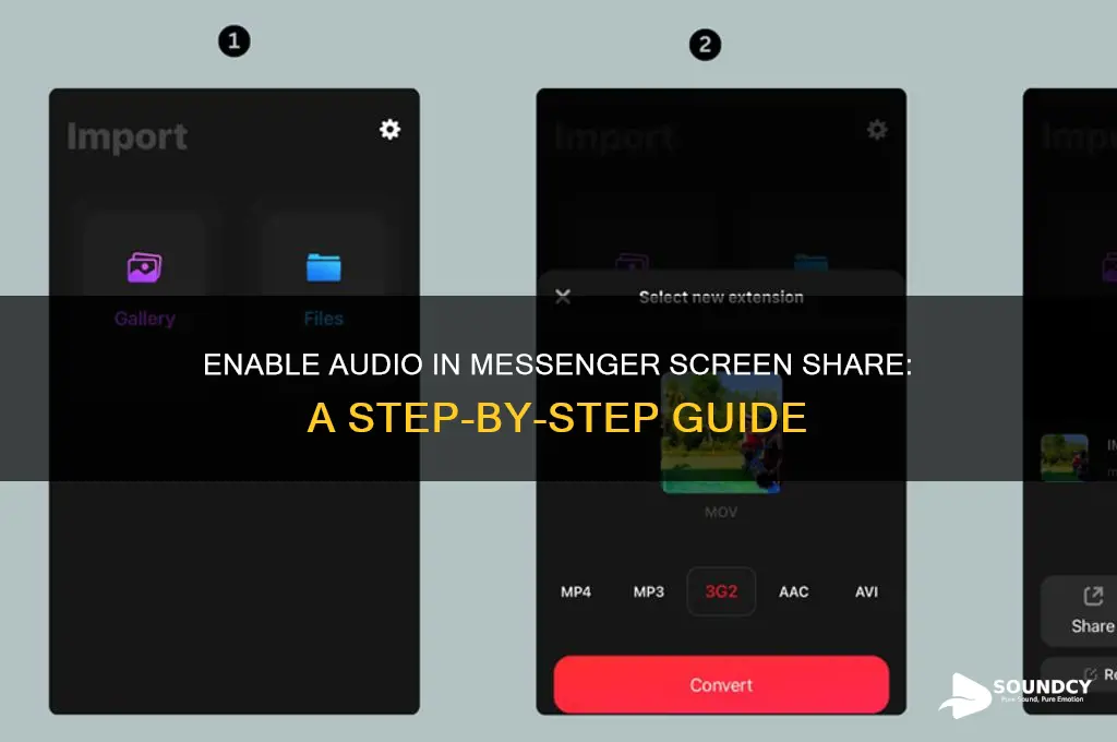 Enable Audio In Messenger Screen Share: A Step-By-Step Guide | SoundCy