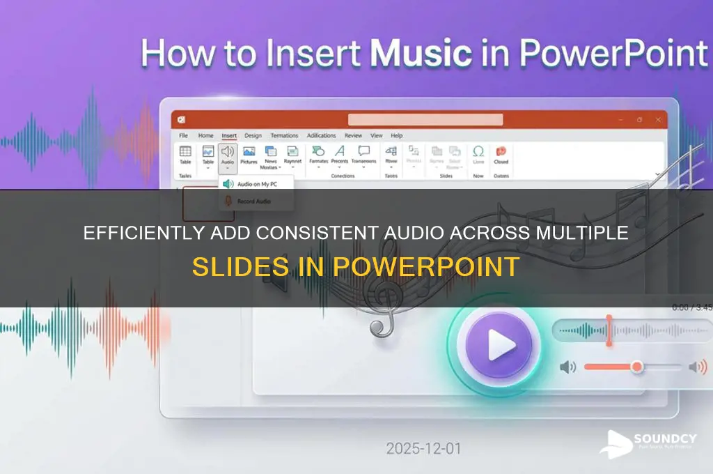 Efficiently Add Consistent Audio Across Multiple Slides In Powerpoint ...