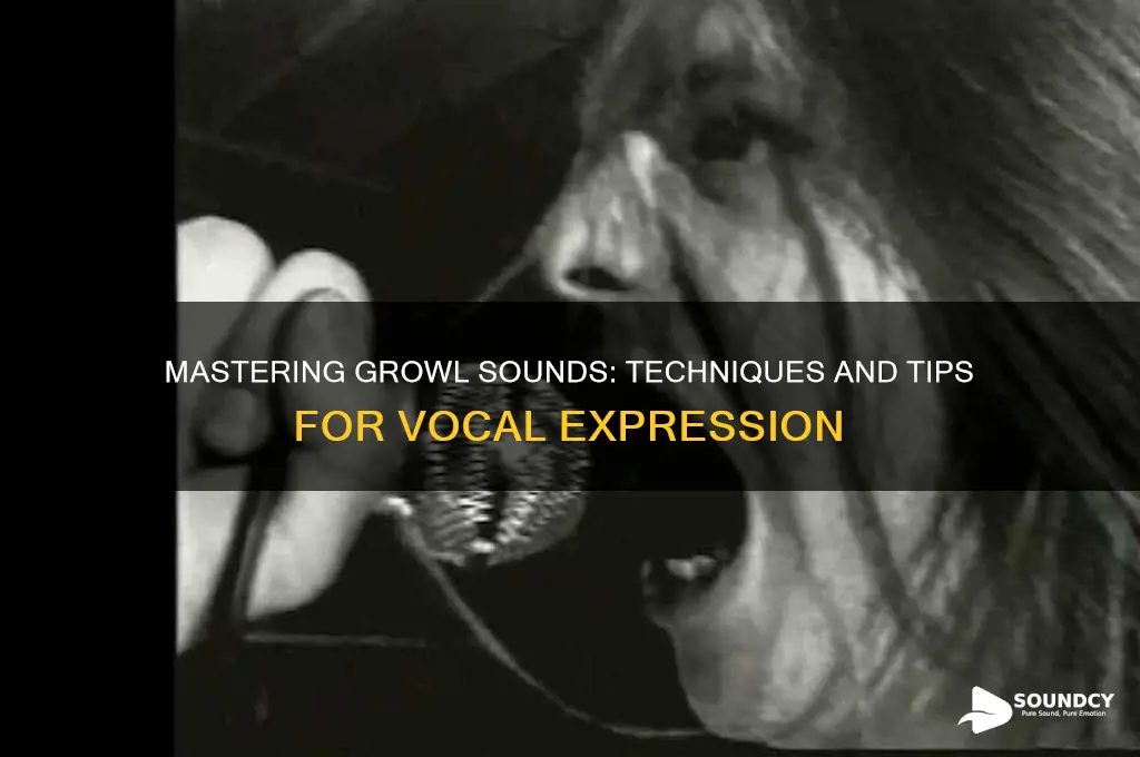 Mastering Growl Sounds: Techniques And Tips For Vocal Expression | SoundCy