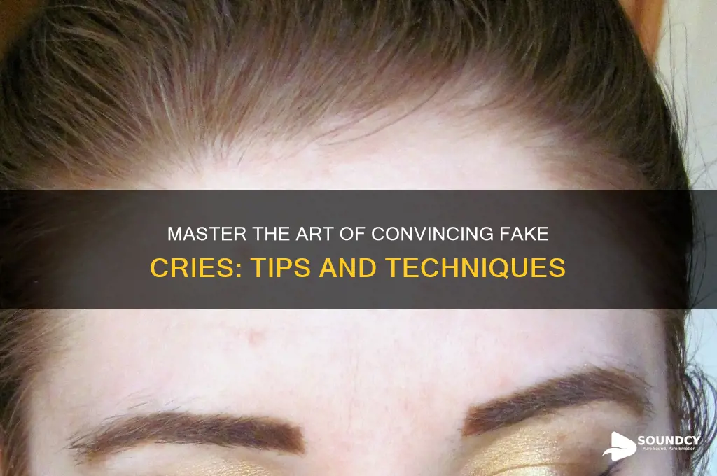 Master The Art Of Convincing Fake Cries: Tips And Techniques | SoundCy
