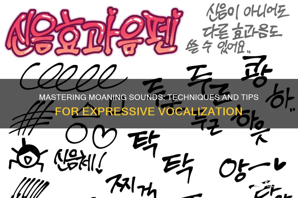 Mastering Moaning Sounds: Techniques And Tips For Expressive ...