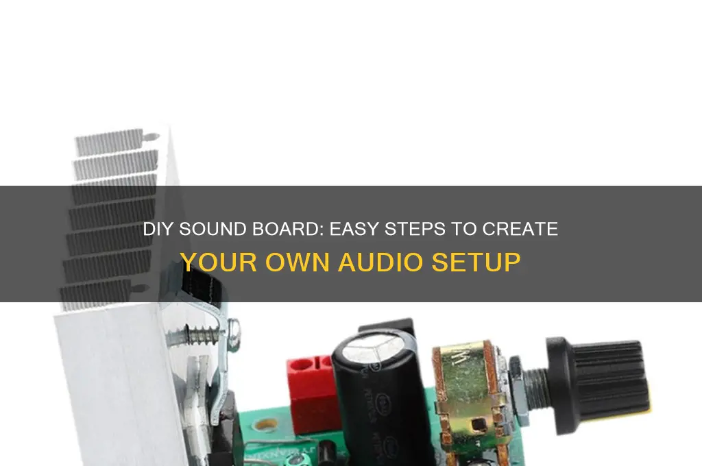 Diy Sound Board: Easy Steps To Create Your Own Audio Setup | SoundCy