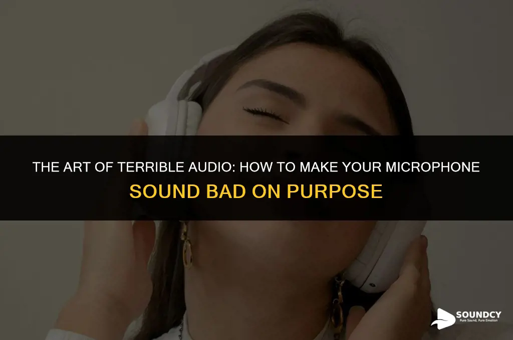 The Art Of Terrible Audio: How To Make Your Microphone Sound Bad On ...