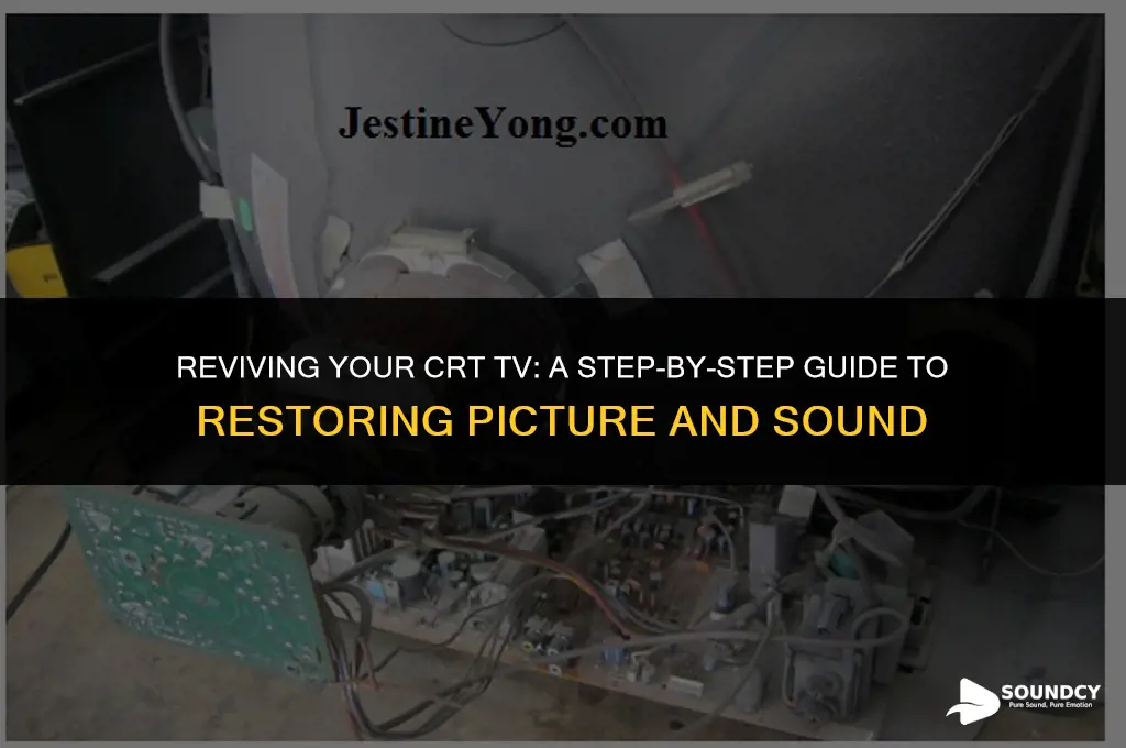 Reviving Your Crt Tv: A Step-By-Step Guide To Restoring Picture And ...