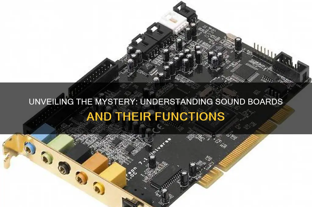 Unveiling The Mystery: Understanding Sound Boards And Their Functions ...