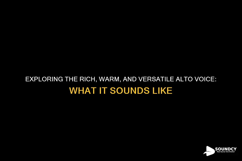 Exploring The Rich, Warm, And Versatile Alto Voice: What It Sounds Like ...