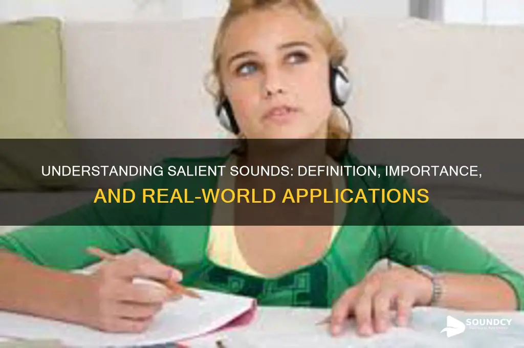 Understanding Salient Sounds: Definition, Importance, And Real-World ...