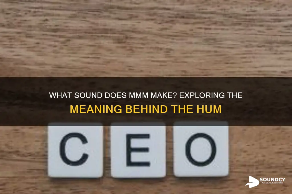 What Sound Does Mmm Make? Exploring The Meaning Behind The Hum | SoundCy