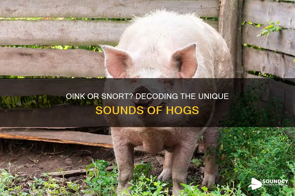 Oink Or Snort? Decoding The Unique Sounds Of Hogs | SoundCy