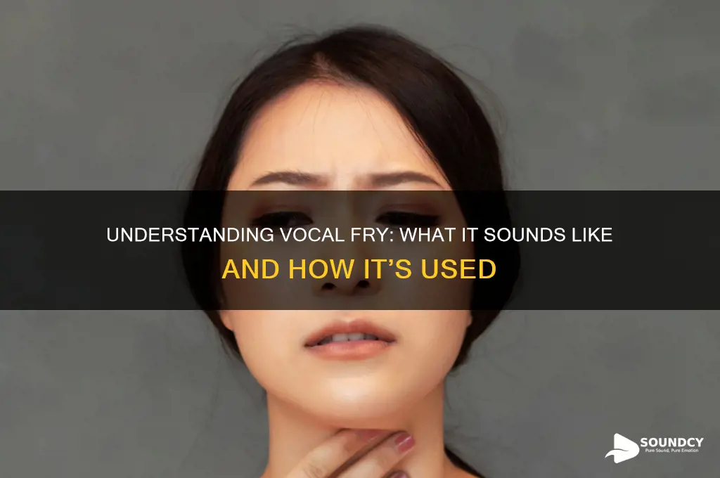 Understanding Vocal Fry: What It Sounds Like And How It’S Used | SoundCy