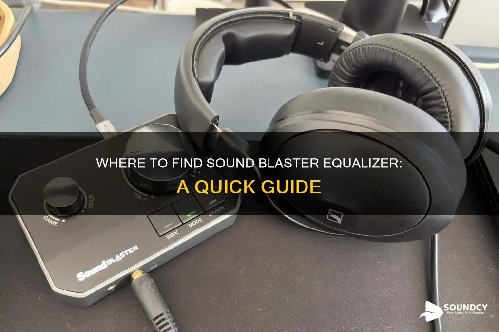 Where To Find Sound Blaster Equalizer: A Quick Guide | SoundCy